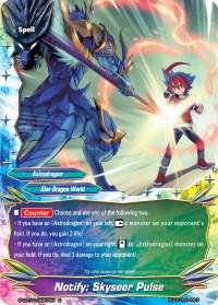 Notify: Skyseer Pulse - S-CBT01: Golden Garga - Future Card BuddyFight ...