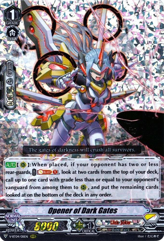 Opener of Dark Gates - V-BT04: Vilest! Deletor - Cardfight Vanguard ...