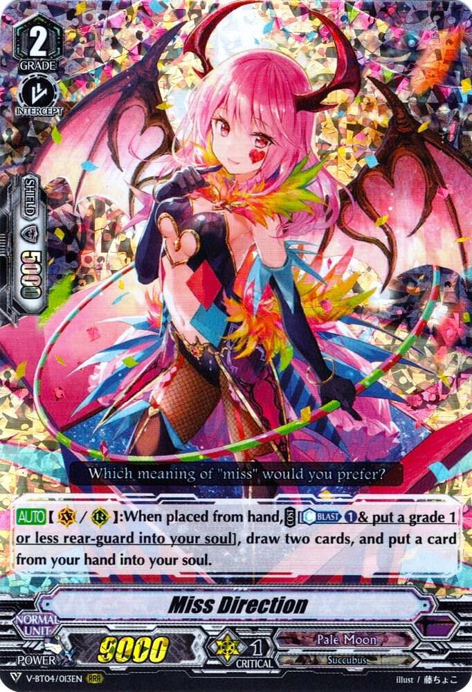 Miss Direction - V-BT04: Vilest! Deletor - Cardfight Vanguard