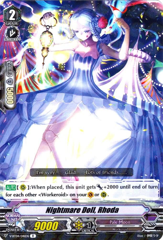 Nightmare Doll, Rhoda - V-BT04: Vilest! Deletor - Cardfight Vanguard