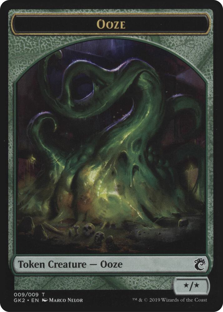 Ooze // Frog Lizard Double-Sided Token - Ravnica Allegiance: Guild Kits ...