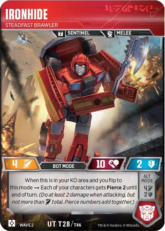 Ironhide - Steadfast Brawler - Rise of the Combiners - Transformers TCG ...