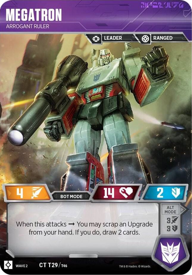 Megatron - Arrogant Ruler - Rise of the Combiners - Transformers TCG ...