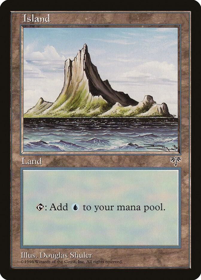 Island (Spire) - Tempest - Magic: The Gathering