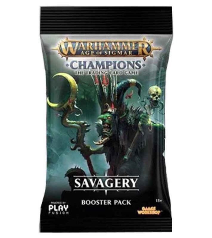 Warhammer: Age of Sigmar - Champions: Savagery Booster Pack - Wave 3 ...