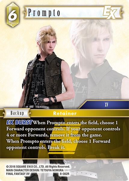 Prompto EX - Opus VIII - Final Fantasy TCG