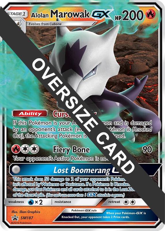 Alolan Marowak GX - SM187 - Jumbo Cards - Pokemon - TCGplayer.com