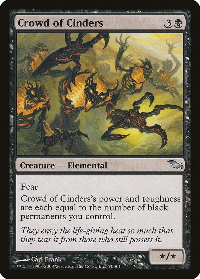 Crowd of Cinders - Shadowmoor - Magic: The Gathering
