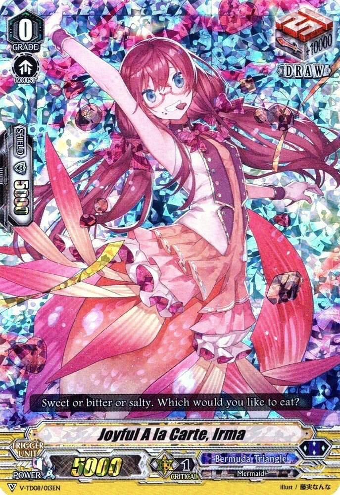 Joyful a la Carte, Irma (RRR Foil) - V-TD08: Schokolade Melody - Cardfight Vanguard - TCGplayer.com