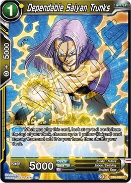 Dependable Saiyan Trunks - Destroyer Kings Pre-Release Cards - Dragon ...