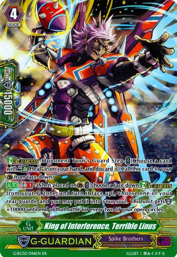 King of Interference, Terrible Linus - G-RC02: Revival Collection - Cardfight Vanguard