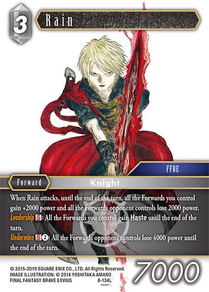 Rain (Legend) - Opus VIII - Final Fantasy TCG - TCGplayer.com