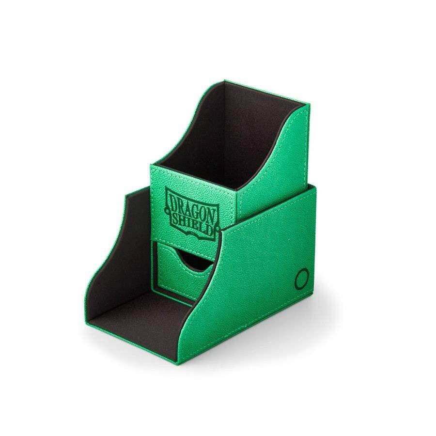 Dragon Shield Nest Plus Deck Box - Green/Black (Holds 100+) - Dragon ...