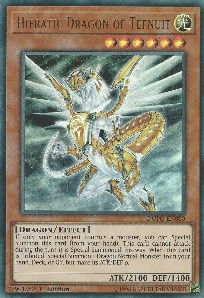 Hieratic Dragon of Tefnuit - Duel Power - YuGiOh - TCGplayer.com