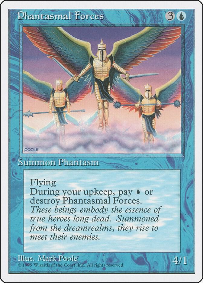 Phantasmal Forces - Fourth Edition - Magic: The Gathering - TCGplayer.com