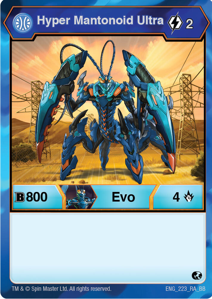 Hyper Mantonoid Ultra - Battle Brawlers - Bakugan TCG
