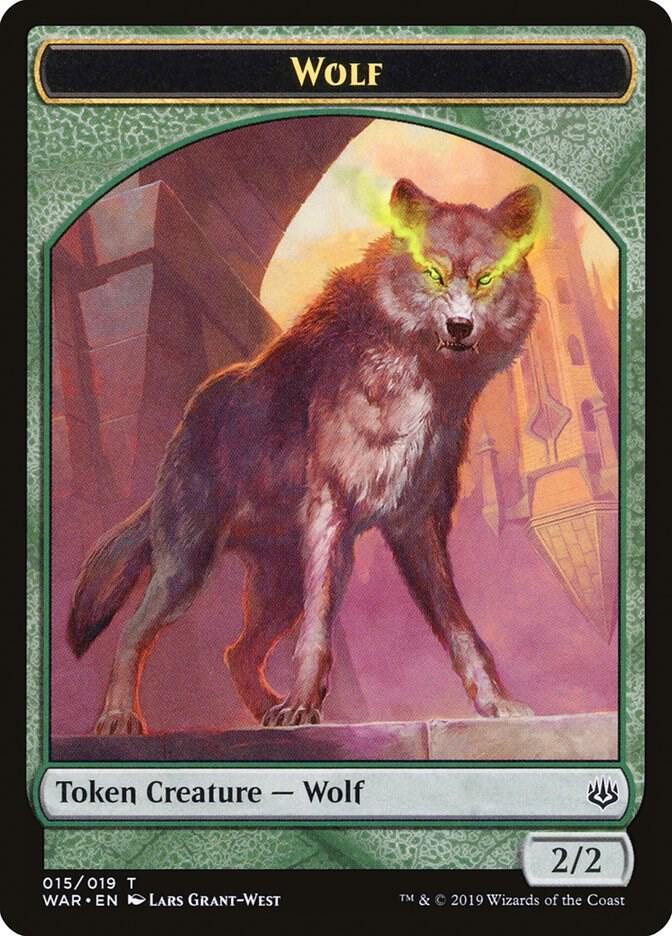 Wolf Token - Magic 2014 (M14) - Magic: The Gathering