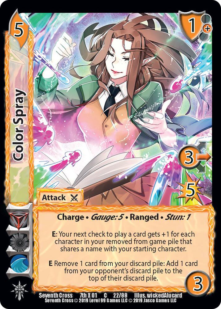 Color Spray - Seventh Cross - UniVersus