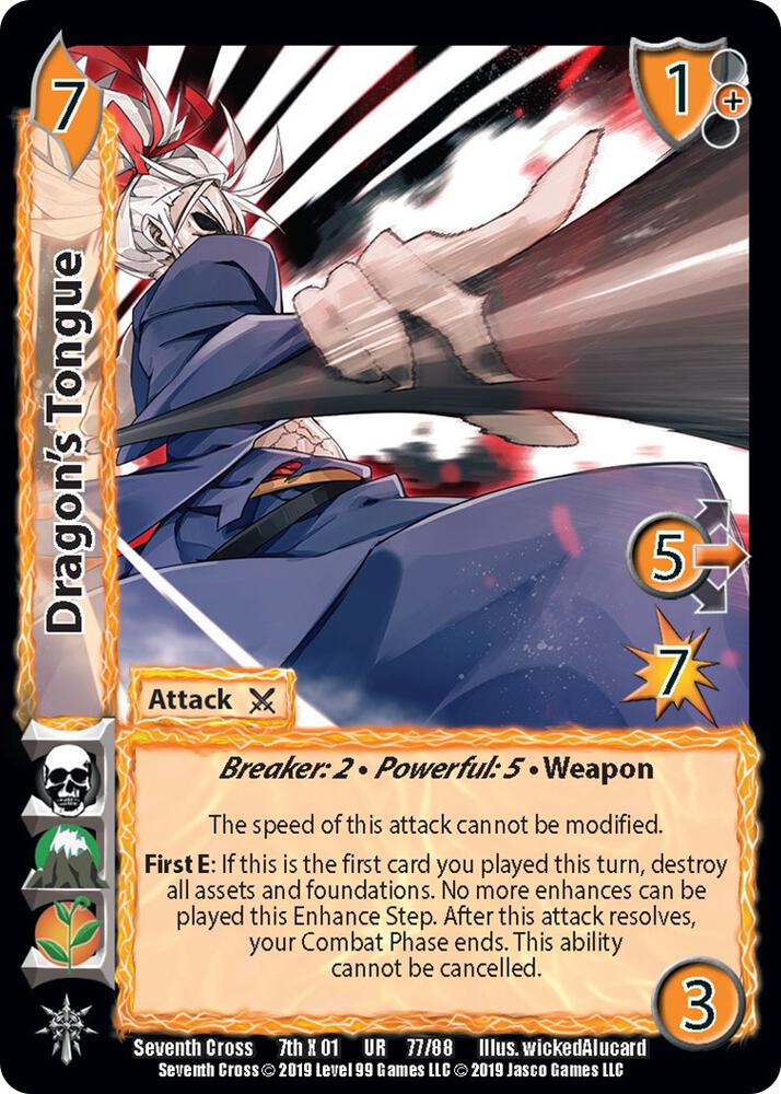 Dragon's Tongue - Seventh Cross - UniVersus - TCGplayer.com