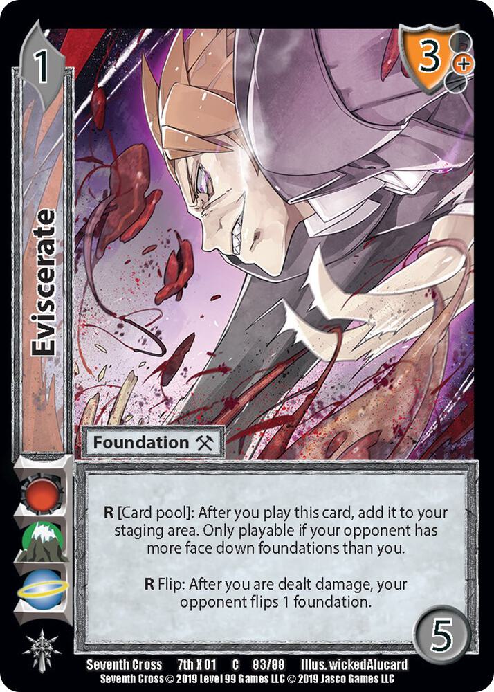 Eviscerate - Seventh Cross - UniVersus - TCGplayer.com