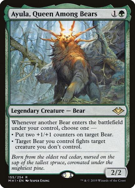 Ayula, Queen Among Bears - Modern Horizons - Magic: The Gathering ...