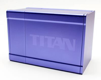 TITAN Deck Box - Solid Purple - BoxGods Deck Boxes - Deck Boxes ...