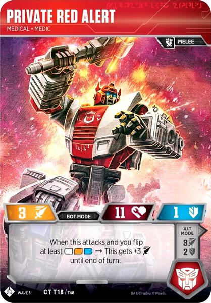 Private Red Alert - Medical Medic - War for Cybertron: Siege I ...