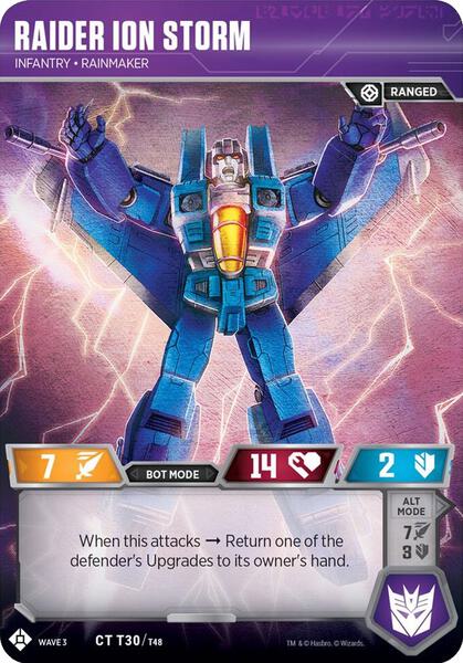 Raider Ion Storm - Infantry Rainmaker - War for Cybertron: Siege I ...
