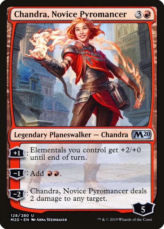 Chandra, Novice Pyromancer - Core Set 2020 - Magic: The Gathering ...