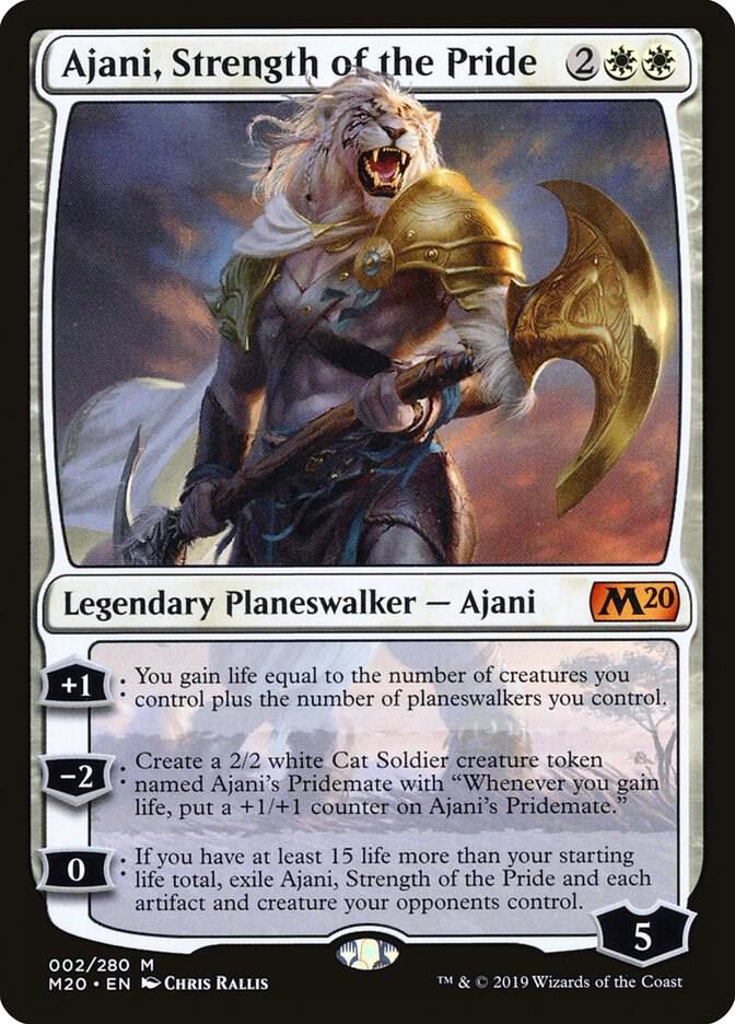 Ajani, Strength of the Pride - Core Set 2020 - Magic: The Gathering ...