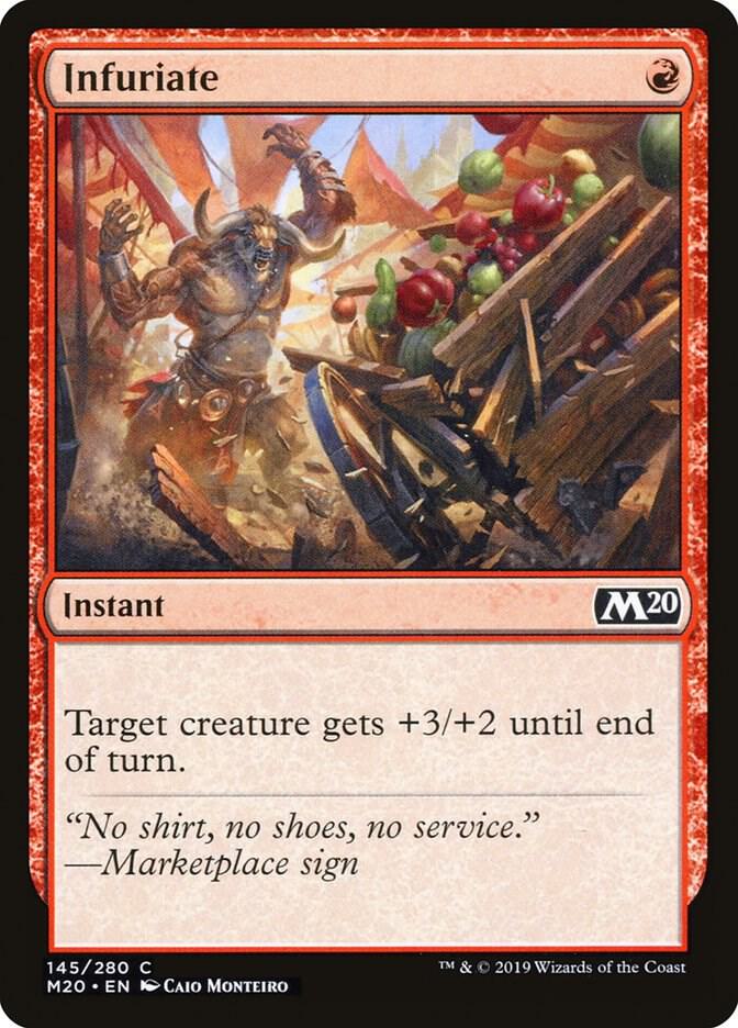 Infuriate - Core Set 2020 - Magic: The Gathering - TCGplayer.com