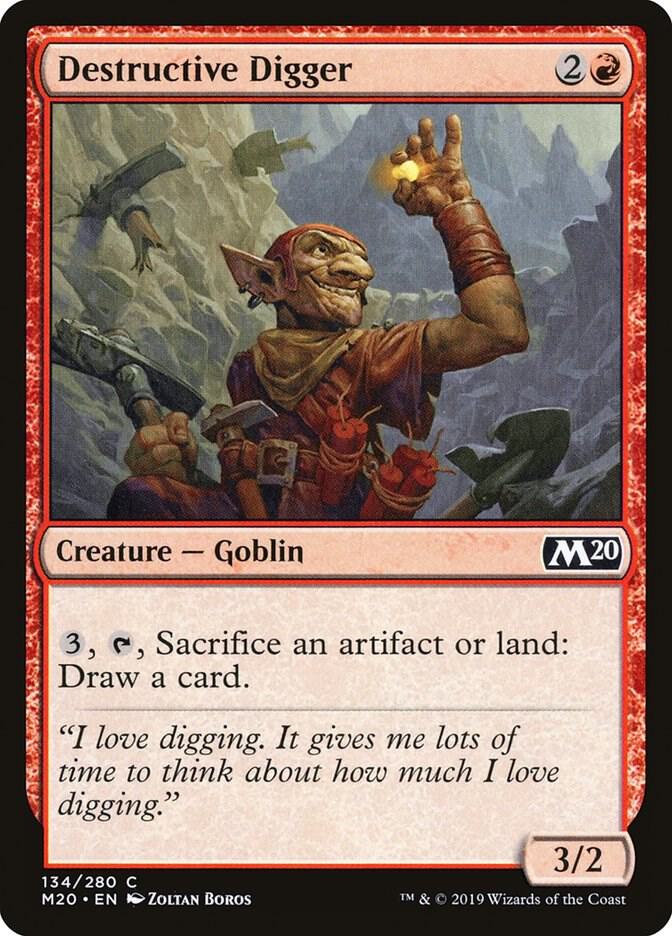 Destructive Digger - Core Set 2020 - Magic: The Gathering - TCGplayer.com