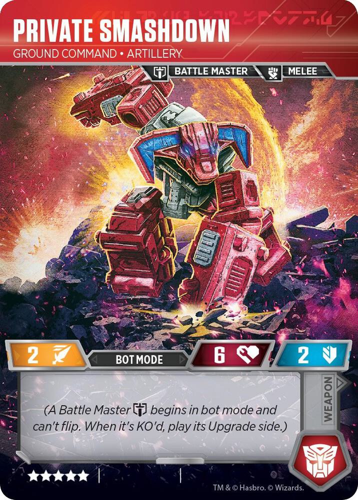 Private Smashdown - Ground Command • Artillery (Wave 3P - Launch Promo ...