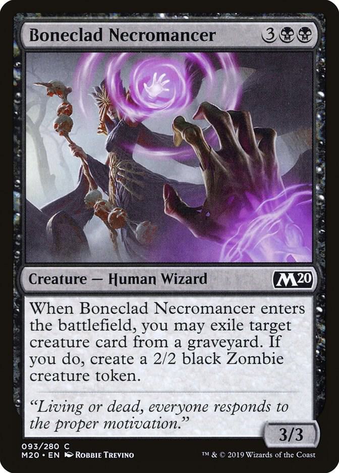 Boneclad Necromancer - Core Set 2020 - Magic: The Gathering - TCGplayer.com