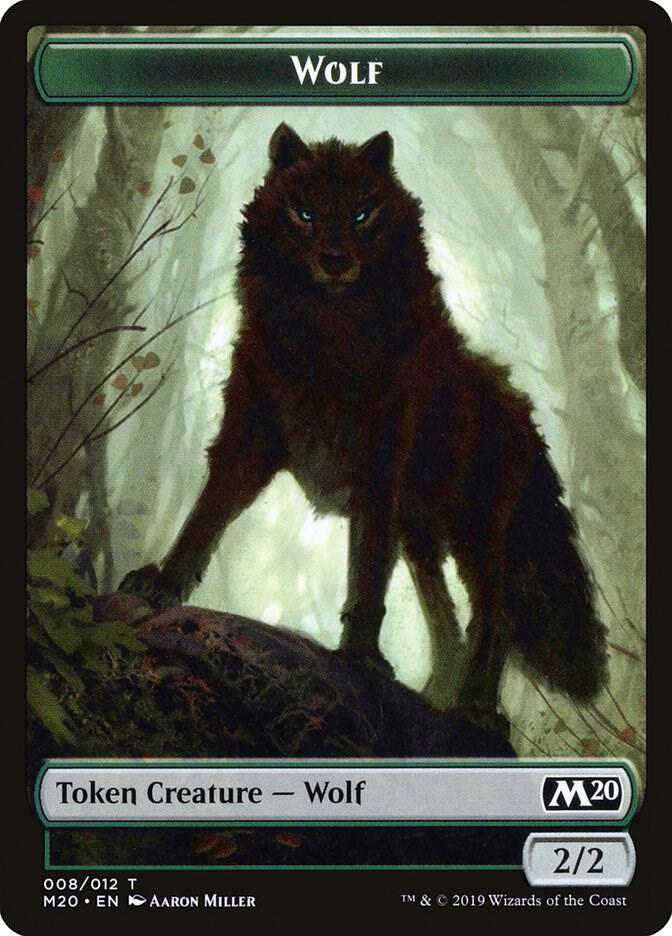 Wolf Token - Core Set 2020 - Magic: The Gathering - TCGplayer.com