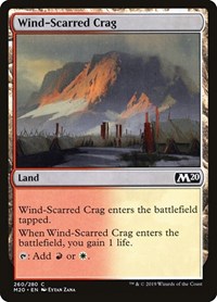 Wind-Scarred Crag | Core Set 2020 | Fizzy Game & Hobby Store