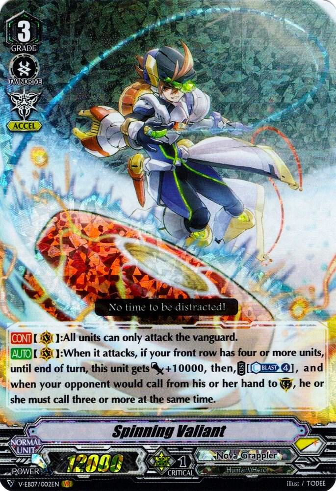 Spinning Valiant - V-EB07: The Heroic Evolution - Cardfight Vanguard - TCGplayer.com