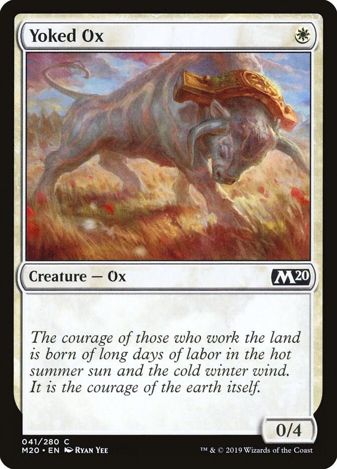 Yoked Ox - Core Set 2020 - Magic: The Gathering - TCGplayer.com