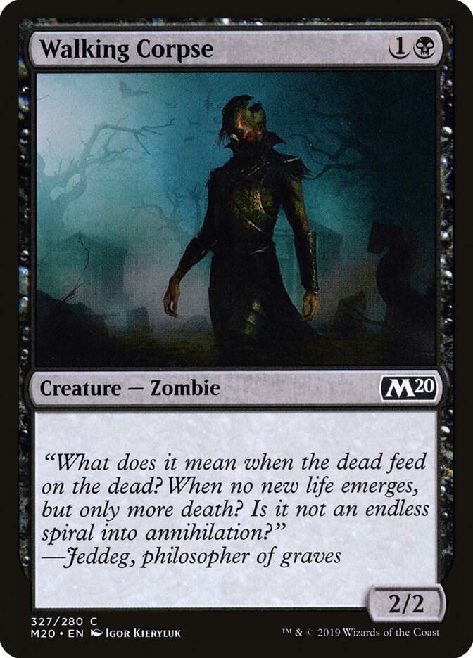 Walking Corpse - Core Set 2020 - Magic: The Gathering - TCGplayer.com