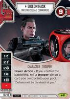Gideon Hask - Inferno Squad Commando (Card Only) - Spark of Hope - Star ...