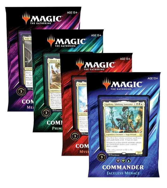 Commander 2019 - Set of 4 - Commander 2019 - Magic: The Gathering ...