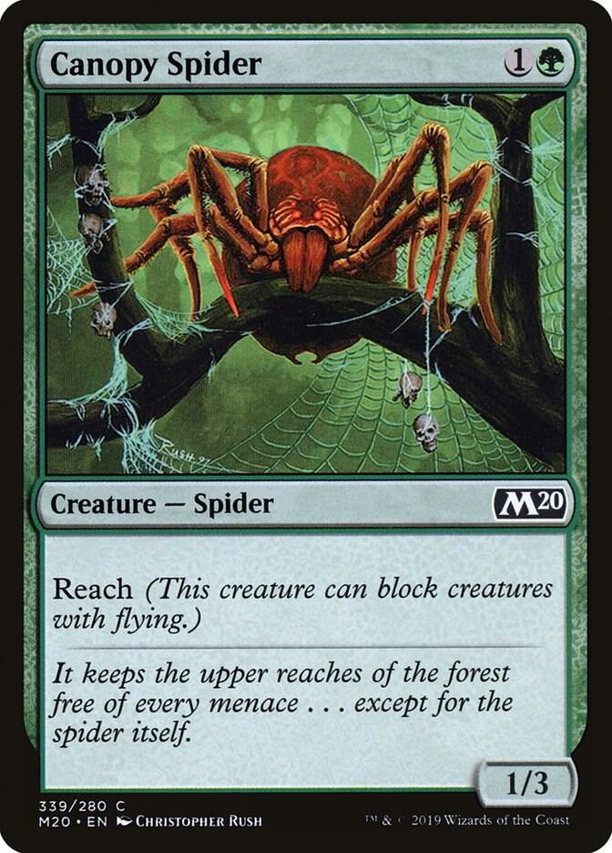 Canopy Spider - Core Set 2020 - Magic: The Gathering - TCGplayer.com