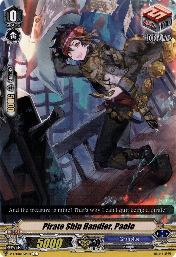 Pirate Ship Handler, Paolo - V-EB08: My Glorious Justice - Cardfight Vanguard - TCGplayer.com