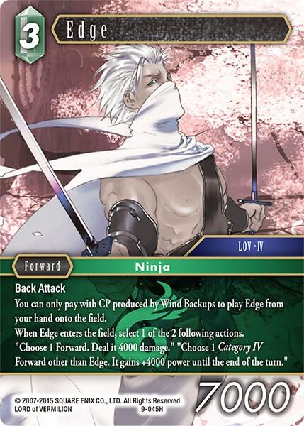 Edge (Full Art) - Crystal Dominion - Final Fantasy TCG