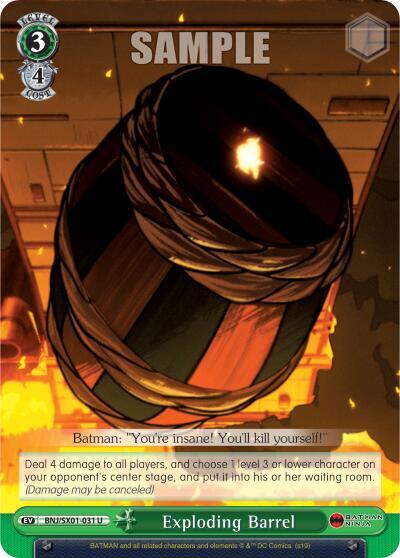 Exploding Barrel - Batman Ninja - Weiss Schwarz - TCGplayer.com