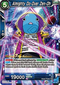 Almighty Do-Over Zen-Oh - Assault of the Saiyans Pre-Release Cards ...