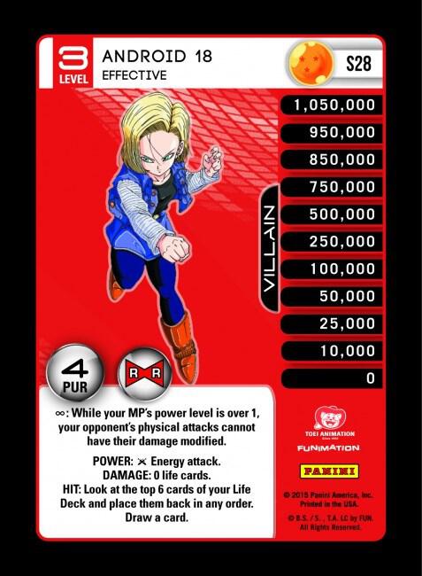 Android 18 - Effective - Panini: Evolution - Dragon Ball Z TCG ...