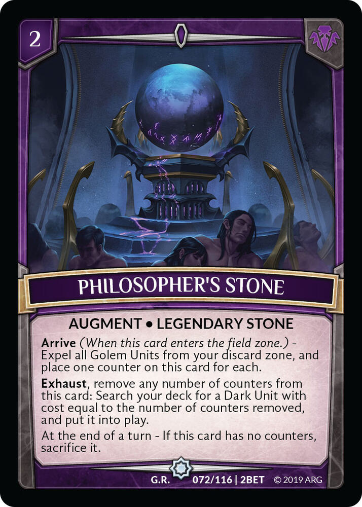Philosopher's Stone - Betrayal - Argent Saga TCG - TCGplayer.com