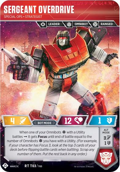 Sergeant Overdrive - Special Ops Strategist - Transformers Promos ...