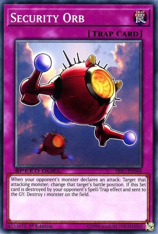 Security Orb - Speed Duel: Scars of Battle - YuGiOh